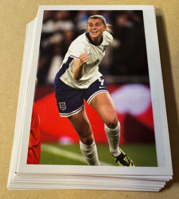 PANINI ENGLAND LIONESSES Euro 2025 Sticker Bundle - 24 Stickers NO ...