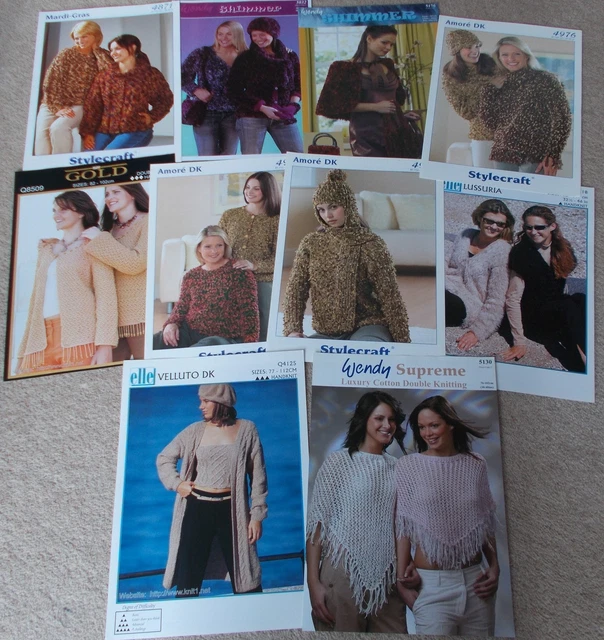 # WOMEN'S KNITTING Patterns, Job lot in good condition # £1.16 ...