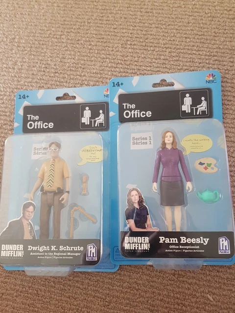THE OFFICE FIGURE Dwight K Schrute And Pam Beesly $39.99 - PicClick AU