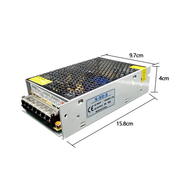 AC-DC 24V REGULATED Switching Power Supply LED Transformer Strip Lights ...
