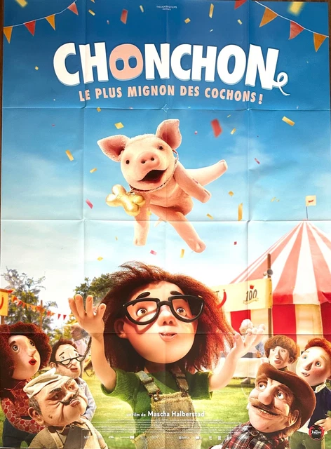 AFFICHE CINÉMA COCHON LE PLUS MIGNON DES COCHONS 120x160cm Poster ...