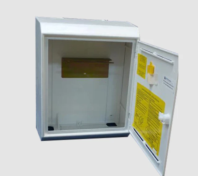 MITRAS MCL MK2 Surface Mounted Gas Meter Box - White (502mm x 408mm x ...