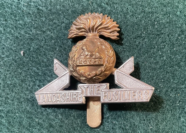 ORIGINAL ROYAL FUSILIERS City Of London Regiment British Army Cap Badge ...