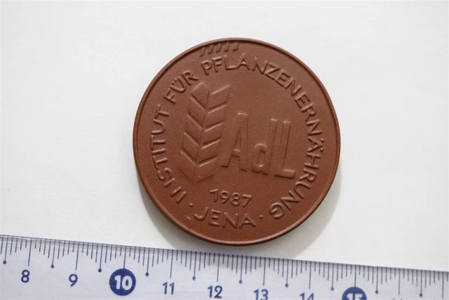 🧭 🇩🇪 GERMANY PORCELAIN JENA INSTITUTE 1987 FRIEDRICH SCHULZE 45mm B62 ...