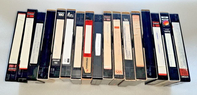 17 X USED Blank Recordable VHS Video Cassette Tapes - used £19.95 ...