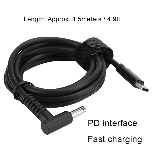 DC CHARGING CABLE PD Computer Power Cord Notebook Accessory Type C To 4 ...