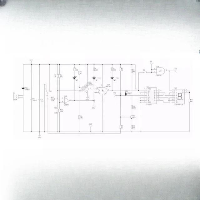 FOR STUDENTS LOGIC Tester Kit Circuit Debugging For Soldering Practice ...