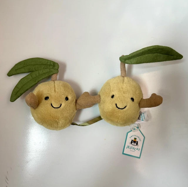 JELLYCAT RETIRED AMUSEABLE Olives with Tag & Gift bag Brand New UK Hot ...
