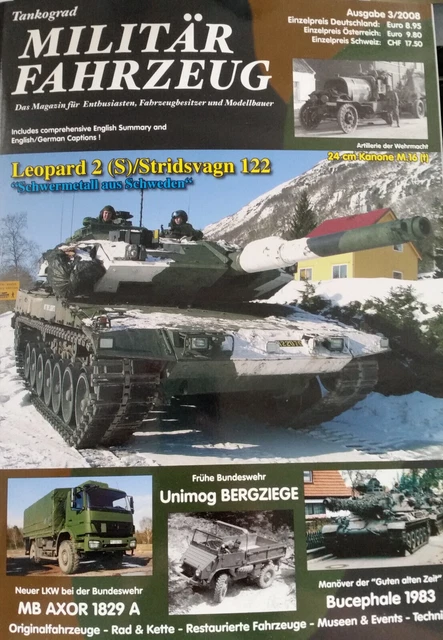 TANKOGRAD MILITÄR FAHRZEUG 3 2008 Leopard Stridsvagn Unimog Manöver ...