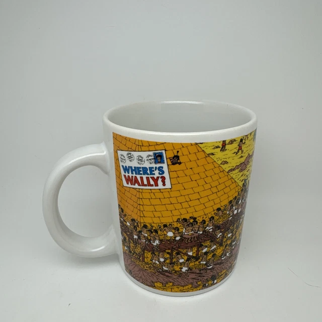 WHERE'S WALLY EGYPT Pyramids Ceramic Mug 2009 by Martin Handford Wheres ...