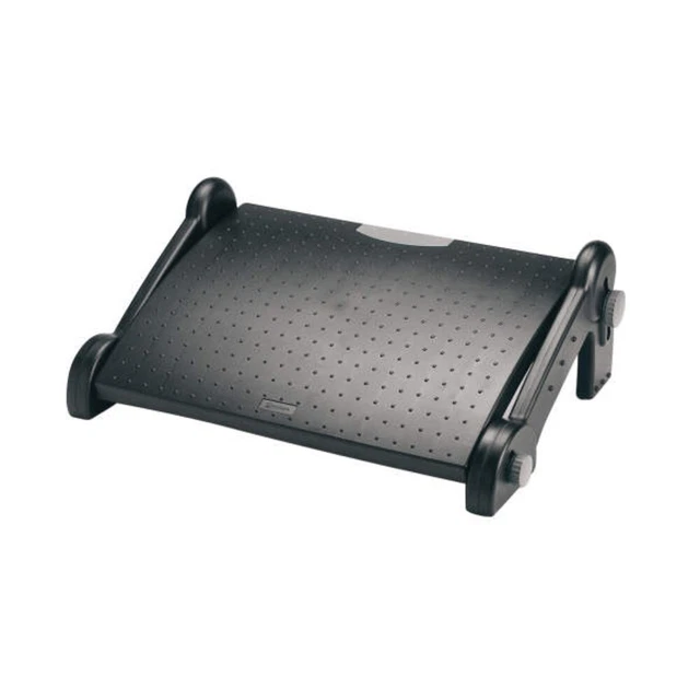 KENSINGTON 20CM FOOTREST PVC Tilt/Height Adjustable Platform Foot Stool ...