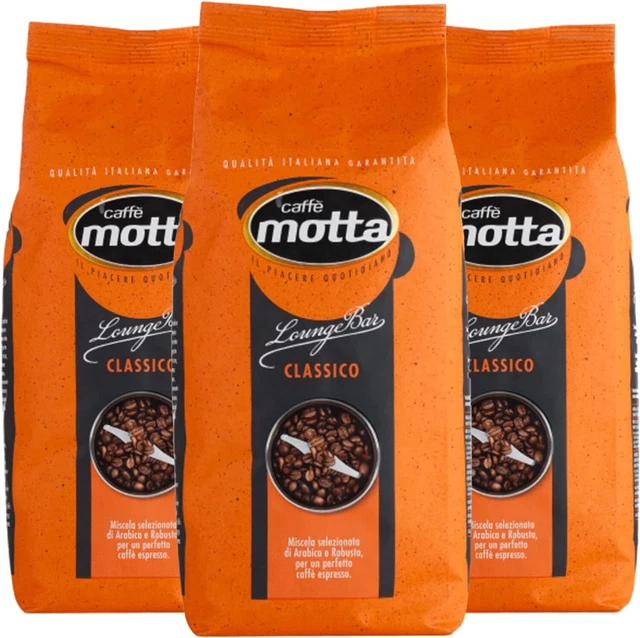 CAFÉ' MOTTA CAFÉ En Grains 3 KG, Grains de Café, 4 Paquets De 1 KG EUR ...