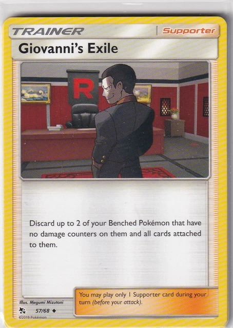 POKEMON MAPPA HIDDEN Fates No. 57/68 Giovanni's Exile Inglese EUR 1,00 ...