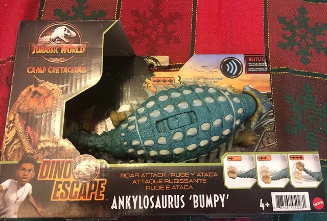 Jurassic World Dino Escape Ankylosaurus Bumpy Camp Cretaceous Roar