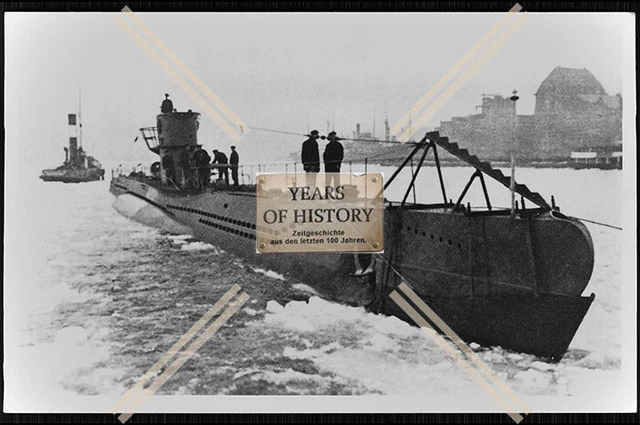 FOTO UNTERSEEBOOT U-BOOT U ? im Eis Hafen EUR 5,95 - PicClick DE