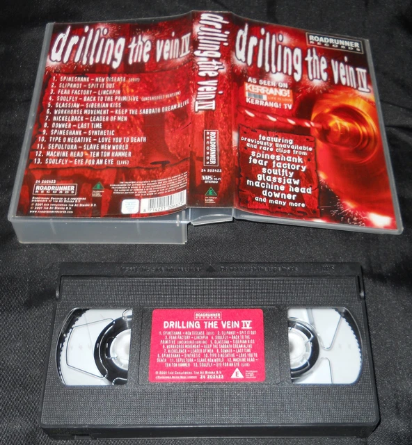 DRILLING THE VEIN Iv (2001 Roadrunner Vhs Video) Slipknot/Type O ...