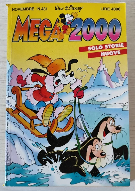 MEGA 2000 ALMANACCO topolino N.431 walt disney company italia 1992 EUR ...