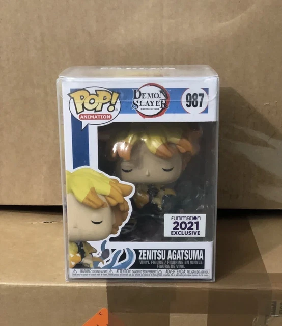 FUNKO POP! DEMON Slayer: Zenitsu Agatsuma 987 Funimation 2021 EUR 80,00 ...