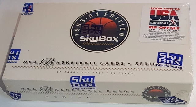1993-94 SKYBOX PREMIUM NBA Basketball Box Series 2 - Factory Sealed ...