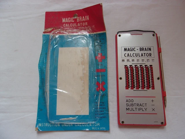 MACHINE À CALCULER mécanique ancienne Magic Brain Calculator ...
