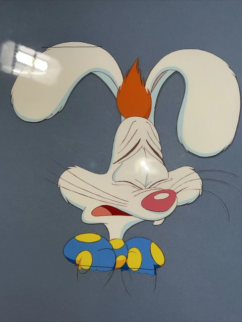 DISNEY WHO FRAMED Roger Rabbit Original Production Animation Cel Framed ...