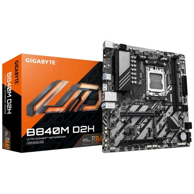 MAINBOARD, GIGABYTE, SAM5, Micro-ATX, Memory DDR5, Memory slots 2 ...