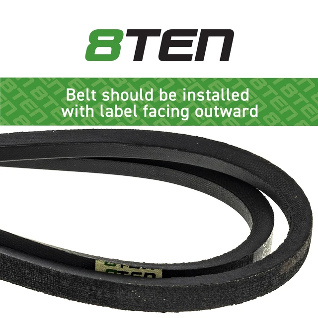 8TEN DRIVE BELT for John Deere M82538 L120 L130 S80 S82 X140 X120 X110 ...