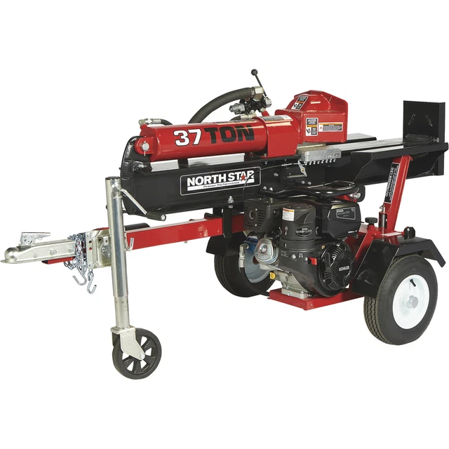 NORTHSTAR HORIZONTAL/VERTICAL LOG Splitter - 37-Ton, 277cc Kohler CH395 ...