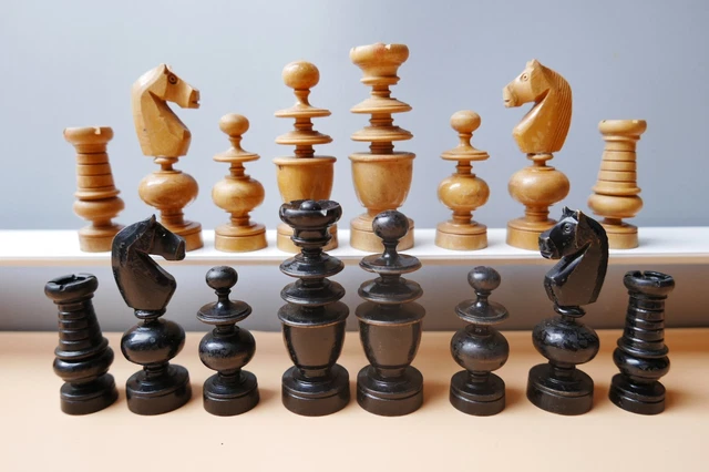 FRENCH REGENCY CHESS SET CHESS SET FRANCE Café la Régence Paris King ...