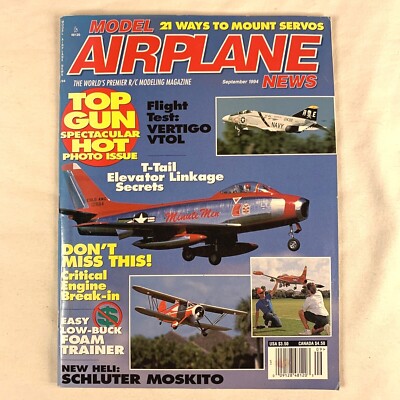 MODEL AIRPLANE NEWS Magazine R/C Modeling Remote Control Aircraft ...