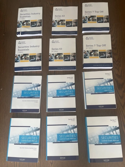 SERIES (FINRA/NASAA) - Series 86, Series 87 and Series 63 Books - STC ...