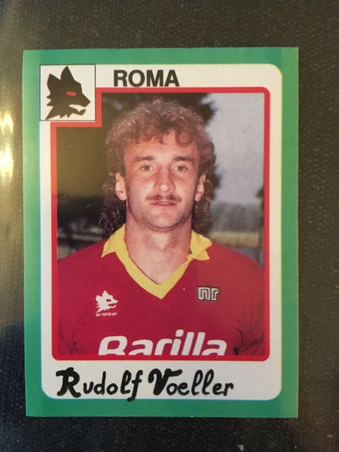 RUDOLF VOLLER ROMA # 252 Calcio 90 Euroflash Figurine Ultra Rare Star ...