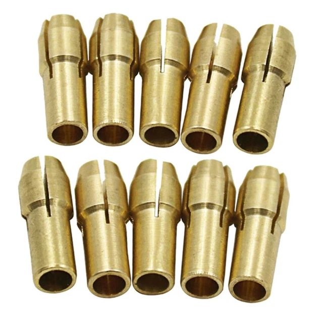 HEAVY DUTY COPPER Collet Mini Drill Chuck Set for Electric Grinders and ...