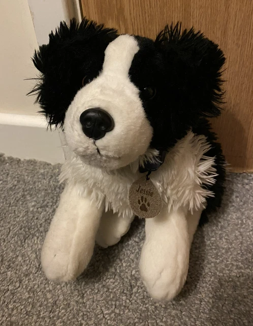 KEEL TOYS LARGE Jessie border collie soft toy plush £12.00 - PicClick UK
