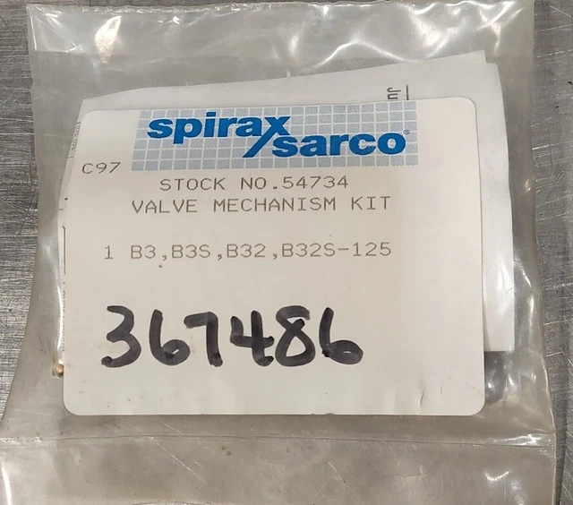 SPIRAX SARCO 54734 Valve Mechanism Kit: B3, B3S, B32, B32S-125 £138.43 ...