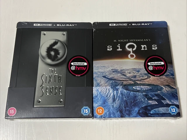 THE SIXTH SENSE + Signs 4K UHD Blu-ray SteelBook U.K. Exclusive £83.91 ...