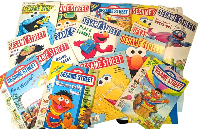 SESAME STREET MAGAZINE Lot of 22 Issues 1991-1995 For Reading ...