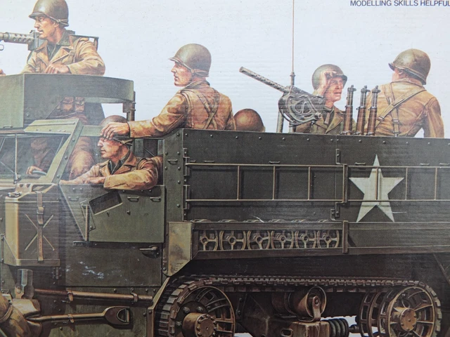 TAMIYA MM170 - Us M3A2 Half Track 9 Crew Members - 1/35 Figures ...