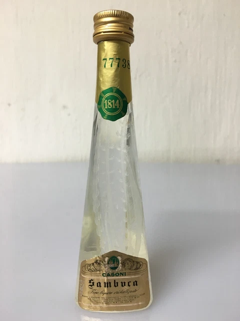MIGNON MINIATURE CASONI Liquore Cristallizzato Sambuca 4cl 40% EUR 5,00 - PicClick IT