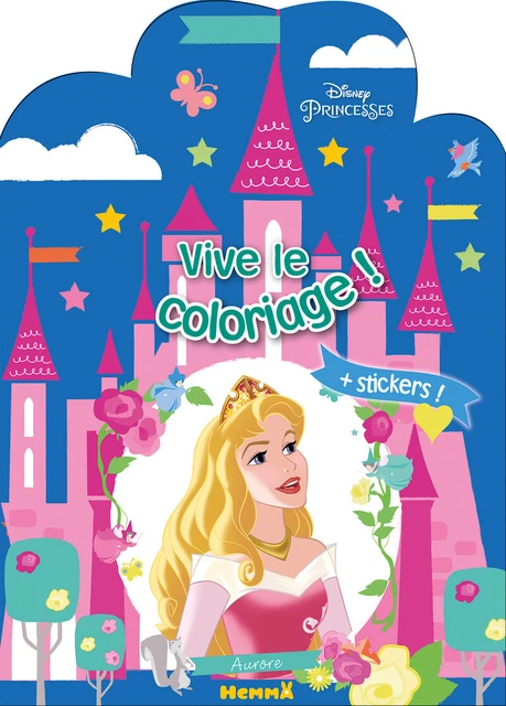 DISNEY PRINCESSES - Long Live the Coloring! (Castle - Aurora) £4.25 ...