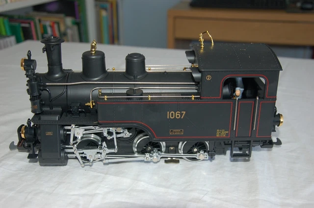 G GAUGE LGB 0-6-0T Rack steam locomotive, model 20471, original box £1. ...