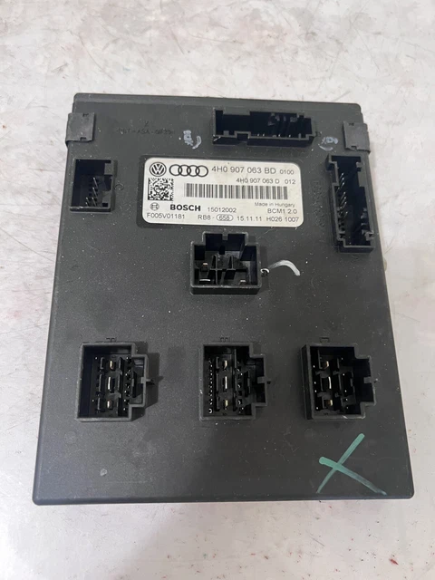 2012 VW TOUAREG Onboard Power Supply Control Module Oem 4H0907063Bd ...