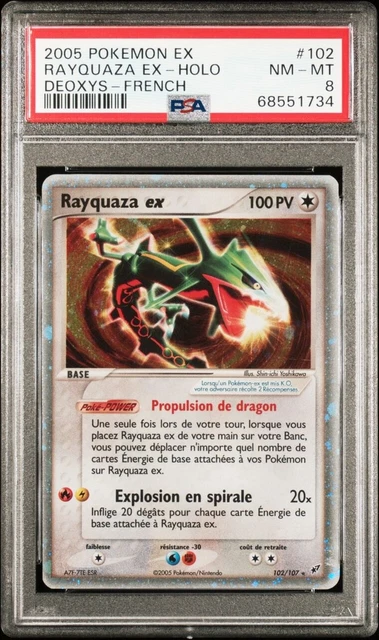 CARTE POKEMON RAYQUAZA Ex Psa 8 102/107 Ex Deoxys EUR 1.799,90 ...