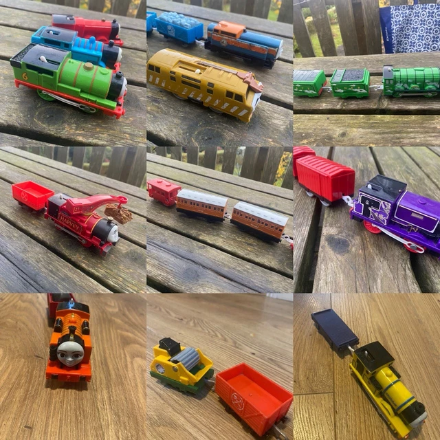 THOMAS & FRIENDS Trackmaster Motorised Battery Trains Carriages Bundle ...