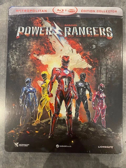 POWER RANGERS - STEELBOOK ÉDITION COLLECTOR - BLU-RAY zone B + DVD EUR ...