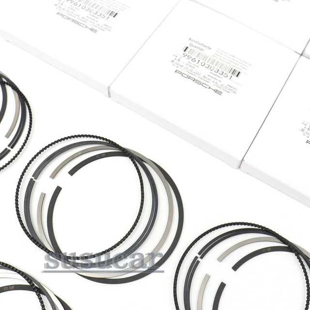 OEM 8X Porsche Piston Rings For Cayenne 2003-2006 955 9PA S Turbo 4.5L ...
