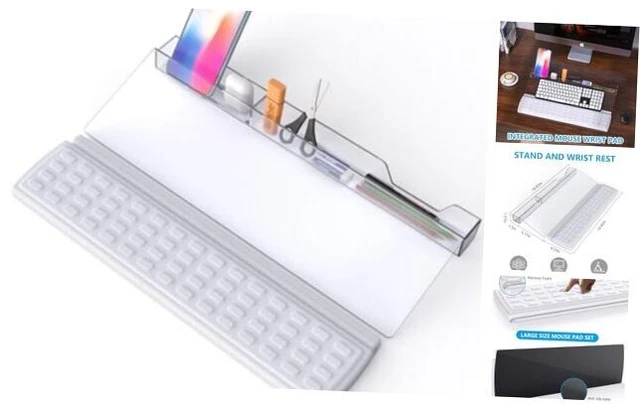 KEYBOARD RISER,COMPUTER KEYBOARD Stand Acrylic Tilted Keyboard Clear2 ...