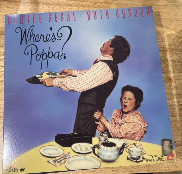 WHERE'S POPPA? LASERDISC LD George Segal Ruth Gordon Carl Reiner Paul ...