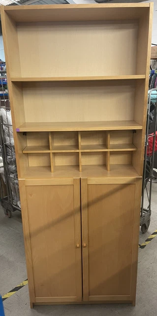 IKEA BILLY BOOKCASE With Doors Beech Cabinet Upcycle Project ...