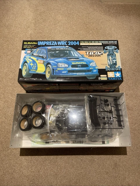TAMIYA TB-02 SUBARU IMPREZA WRC 2004 Rally Japan NIB KIT 58338 Very ...